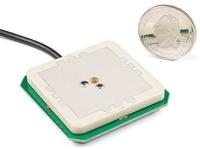 China Polarization Type R.H.C.P LNA Amplifier Active GPS Ceramic Patch Antenna 28dB High Gain with Filter for sale