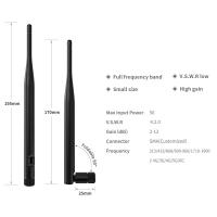 China Indoor 915MHz Folding Antenna 3.5dBi Gain 50W Max Input Power N Male Connector for sale