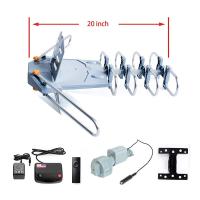 China 360 Degree Rotation VHF UHF HDTV Antenna 150 Miles Range 75 Ohm Outdoor Digital TV Rotor for sale