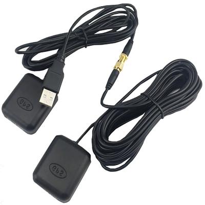 China 30dbi Waterproof GPS Antenna Receiver Transmitter with USB Port and 50Ω Input Impendence for sale