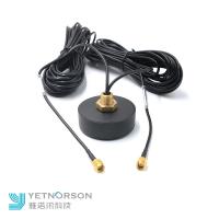 China 3m RG174 GPS GSM Combo Antenna with SMA Male Cable 1575.42MHz 900-1800MHz for sale