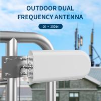 China Omnidirectional 4G LTE External Antenna 698-2690MHz 10-12dbi Gain N-K Connector for sale