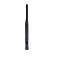 China 5dBi WiFi 6E Rubber Antenna 2.4GHz 5.8GHz 7.125GHz Black Custom Connector for sale