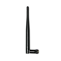 China 5dBi WiFi 6E Rubber Antenna 2.4GHz 5.8GHz 7.125GHz Black Custom Connector for sale