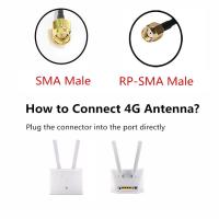 China High Gain 5dBi Waterproof Dual Band 4G 5G WiFi Antenna 698-2700MHz SMA Male for sale
