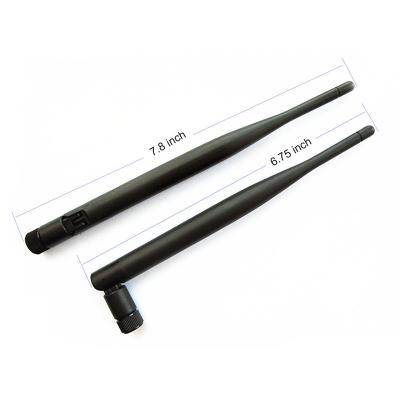 China Waterproof 2.4G WiFi Antenna 5dBi Gain SMA Male for GSM 4G IoT Equipment 11.5g for sale