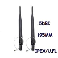 China Waterproof 2.4G WiFi Antenna 5dBi Gain SMA Male for GSM 4G IoT Equipment 11.5g for sale