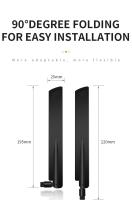 China Dual Band 3G 4G LTE 5dBi Flat Paddle Antenna 698-2700MHz 25g Lightweight for sale