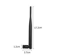 China 9dBi 2.4GHz 5GHz Dual Band WiFi Rubber Duck Antenna Omni Directional WAN Repeater 375mm for sale