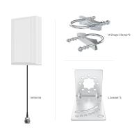 China Dual Band WiFi Sector Panel Antenna 16-18dBi 90 Degree N-Female Connector 2.4GHz 5GHz Outdoor for sale