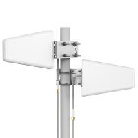 China White 12dBi 4G LTE Omni Log Periodic Broadband LPDA Antenna 1710-2700MHz Outdoor for sale