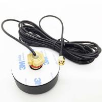 China Waterproof GSM 2.4G 3G 4G LTE Puck Antenna 3dBi 50 Ohm SMA Male Screw Mount for sale