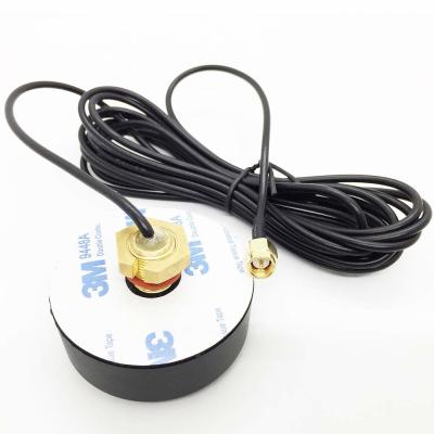 China Waterproof GSM 2.4G 3G 4G LTE Puck Antenna 3dBi 50 Ohm SMA Male Screw Mount for sale