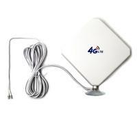China High Gain 35dBi 4G LTE Antenna 600-2700MHz TS9 Connector for WiFi Panel 50x70x12mm for sale