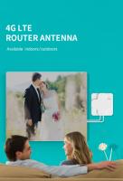 China 4G LTE Outdoor Panel Antenna 10dBi Low Profile with SMA CRC9 TS9 Connector for Router for sale