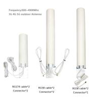 China VSWR 2.0 Long Range Outdoor Omni Directional WiFi Antenna Base Station 698-960/1710-2700MHz 15-20dBi for sale