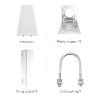 China Yetnorson 600-2700MHz Outdoor LPDA Panel Antenna 12dBi Gain 4G LTE WiFi Directional for sale