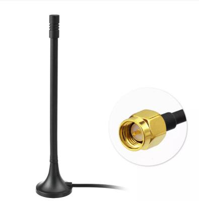 China 900-2100MHz Rubber Duck GSM 3G 4G 3dBi Antenna 50W Max Input Power Magnetic Base for sale