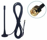 China 900-2100MHz Rubber Duck GSM 3G 4G 3dBi Antenna 50W Max Input Power Magnetic Base for sale