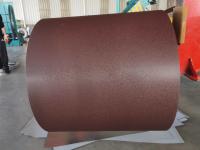 China 0.13-0.8mm Color Coated Steel Coil Manufacturers With Wrinkle Painting for sale