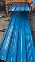 China 1000-6000mm Corrugated Steel Sheet Metal Zero Spangle / Small Spangle for sale