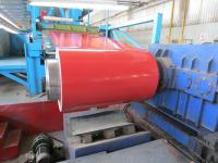 China White / Blue / Red PPGL Steel Coil For Roofing / Wall Cladding for sale