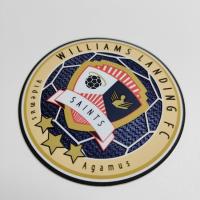 China Waterproof 3D Embroidery Patches Customized Silicone Heat Transfer Washable 2-4mm Thickness for sale