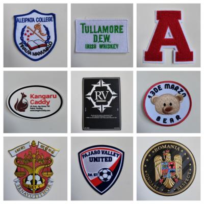 China Washable Heat Transfer Patches - Waterproof 3D Embroidered Custom Patches for Clothing and Accessories for sale