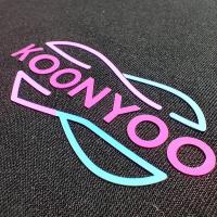 China Thick Rubber Heat Press T-Shirt Labels with 3D Embossing and Hot Melt Adhesive for Clothing and Textiles for sale