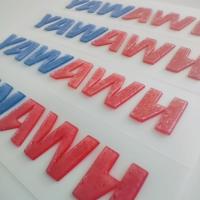 China 3D Silicone Heat Transfer Prints - Waterproof Custom Logo Application with 160°C Fusing Temperature for sale