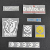 China Durable Silicone Heat Transfer Labels 150-170°C Application Temperature for Sportswear and Uniforms for sale