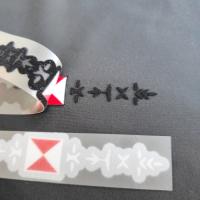 China Custom 3D Flocking Heat Transfer for Clothing with 20+ Colors and 1-2 Day Production for Single Color Designs for sale