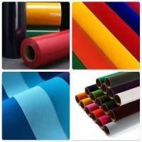China Soft Flock Vinyl Heat Transfer Logo with 20+ Color Options and High Elasticity for Clothing Applications for sale
