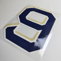 China Elastic Heat Transfer Letters and Numbers - 200% Stretch Capability with 6 Number Fonts and 4 Letter Fonts for Sportswear for sale