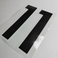 China Elastic Heat Transfer Letters and Numbers - 200% Stretch Capability with 6 Number Fonts and 4 Letter Fonts for Sportswear for sale