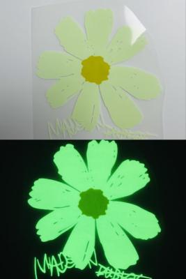 China Custom Glow in the Dark Heat Transfer Logos - 160±10 Micron Thickness, Unlimited Colors for Clothing for sale