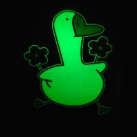 China Custom Glow in the Dark Heat Transfer Decals - Waterproof Design for Cotton & Polyester Fabrics for sale