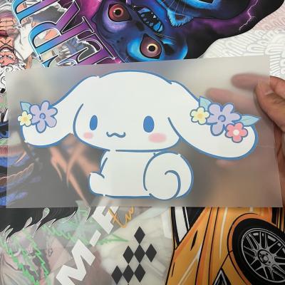 China Bulk Custom DTF Heat Transfers Machine Washable High Stretch Direct-to-Film Stickers 130-150C Heat Press for sale