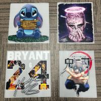 China Bulk Custom DTF Heat Transfers Machine Washable High Stretch Direct-to-Film Stickers 130-150C Heat Press for sale