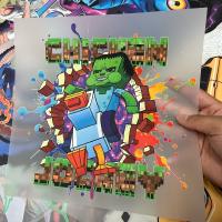 China Chicken Jockey Custom DTF Gang Sheets Heat Transfer Stickers for Apparel 150C 10-15s for sale