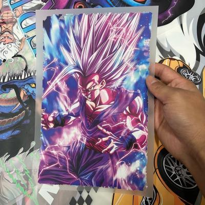 China Son Gohan Beast Custom Logo T-Shirt Sticker Plastisol DTF Heat Transfer Decals 150C Ready to Press for sale