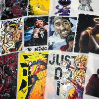 China One Piece Luffy Custom DTF Heat Transfer Stickers Plastisol Ready to Press 150°C 10-15s Garment Decals for sale