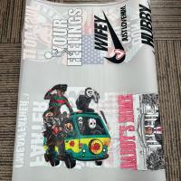 China Trump Thug Life DTF Transfer Heat Press Sticker for Clothing Streetwear Custom Design 150C 10s for sale