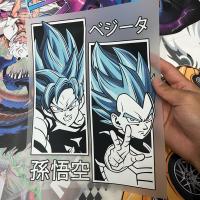 China Dragon Ball Super Goku Vegeta Eco DTF Transfer Waterproof Washable PET Film Heat Transfer Vinyl Private Label Custom for Flat Irons for sale