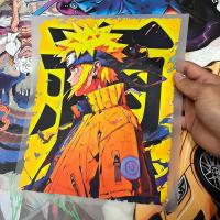 China Naruto Yellow DTF Transfer Custom Heat Press Sticker Anime T Shirt Decal 150C 10-12 Seconds for sale