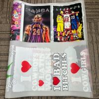 China Custom DTF Transfer Michael Jordan Kobe Bryant LeBron James Waterproof Vinyl Iron On Stickers for T Shirts 50+ Washes for sale