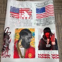 China Custom Nipsey Hussle Cartoon DTF Transfer Heat Press Iron On Sticker 150C 12s Factory Direct for sale
