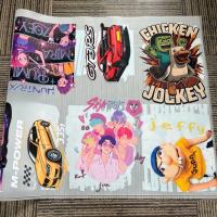 China Custom Kobe Bryant DTF Transfer Heat Press Sticker for T Shirts 150°C Application 50 Washes for sale
