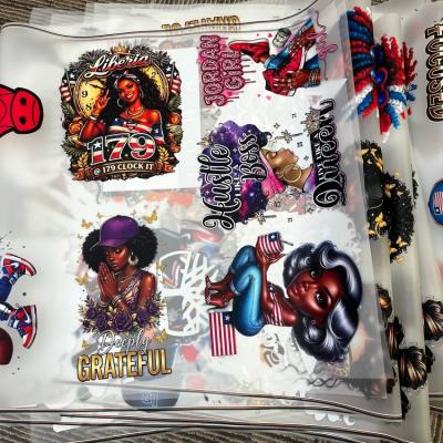 China Custom Gang Sheet DTF Heat Transfer Stickers with Multiple Designs per Sheet for sale