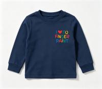 China I Love To Finger Paint/I'm Paint Cute Trendy Painting Couples Matching Gift Heat Tranfer Logo for sale